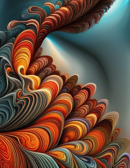 Fractal #4 - AI Generated Artwork - NightCafe Creator