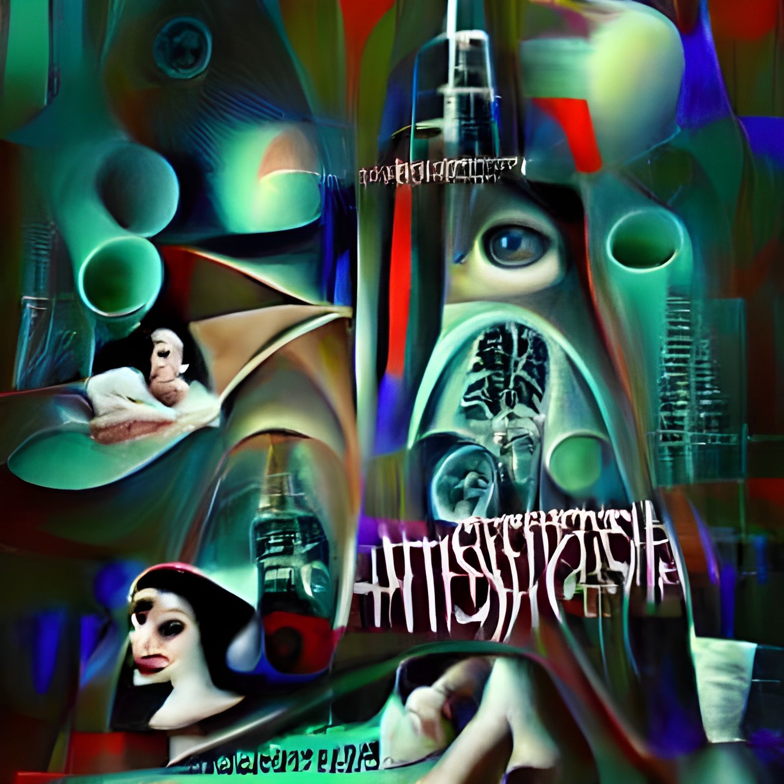 Anesthesia gothic art horror retrofuturism synesthesia mysterious - AI Generated Artwork ...