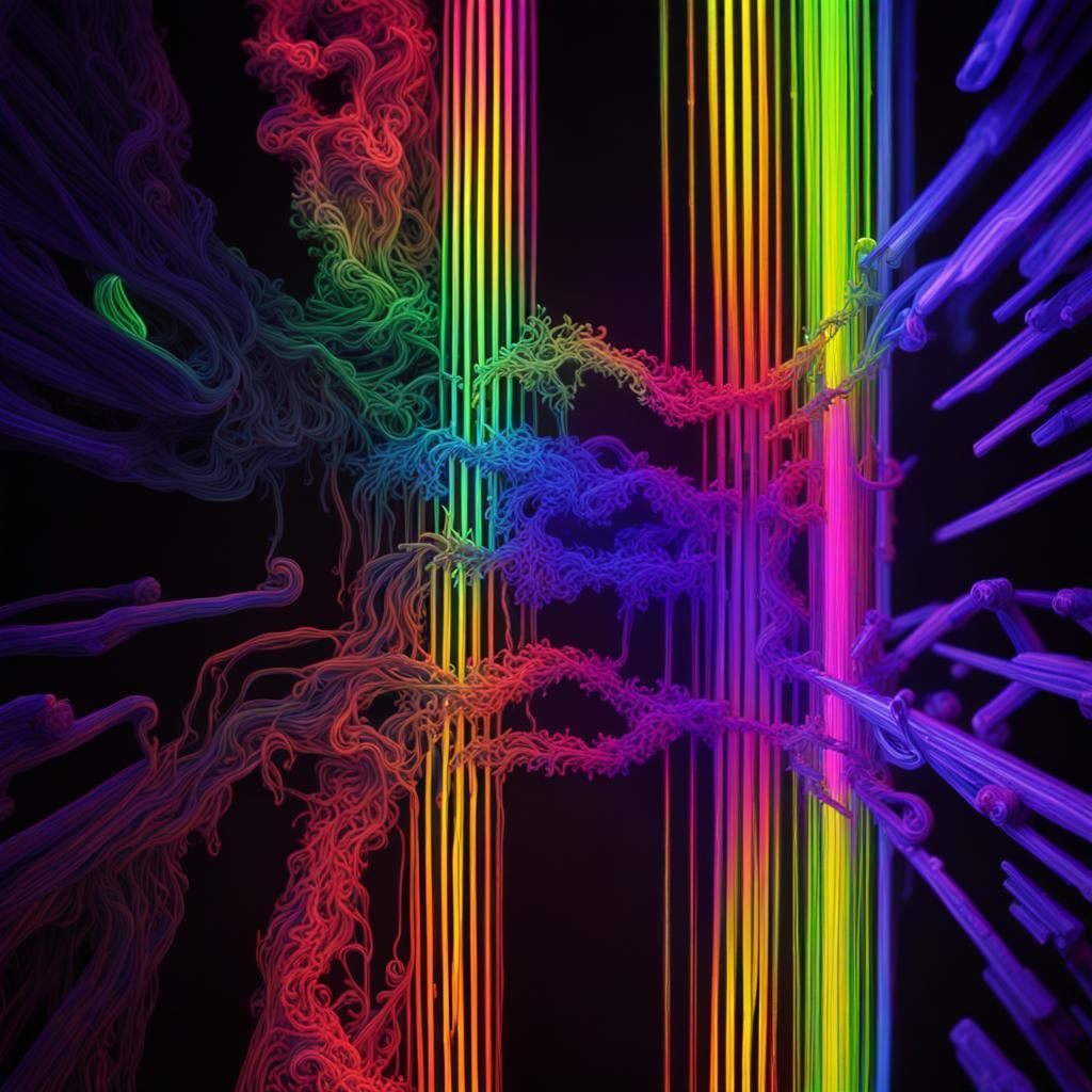 Black light art - AI Generated Artwork - NightCafe Creator