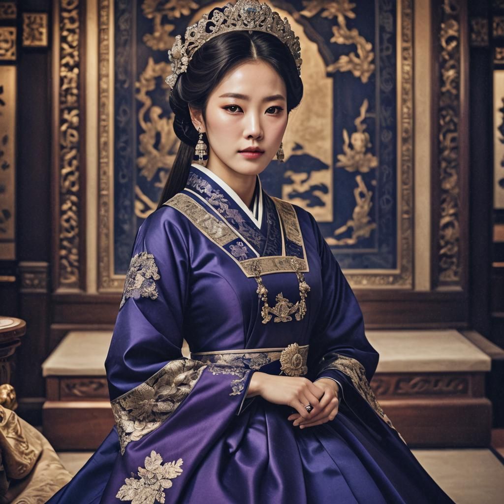 Queen Heo Yeonhee (허연희)🇰🇷. - AI Generated Artwork - NightCafe Creator