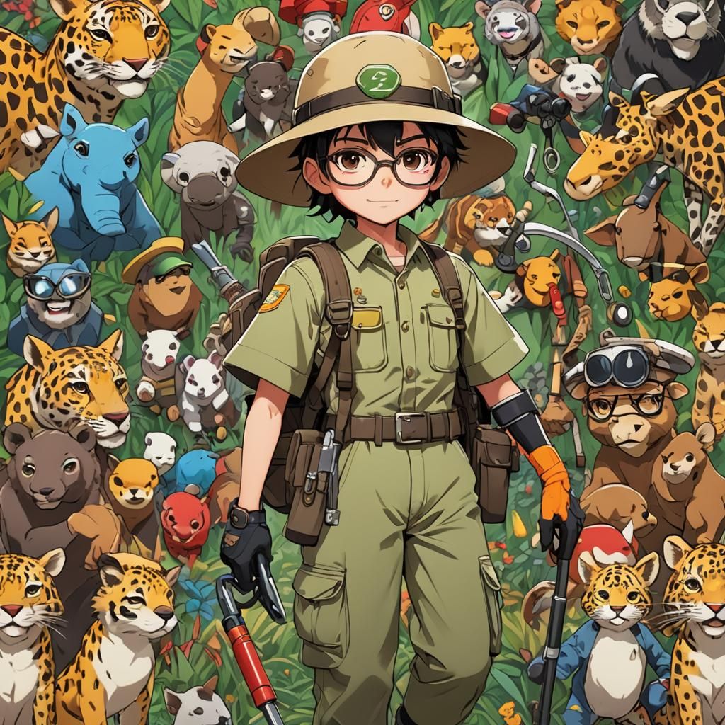 Young ZooKeeper - AI Generated Artwork - NightCafe Creator