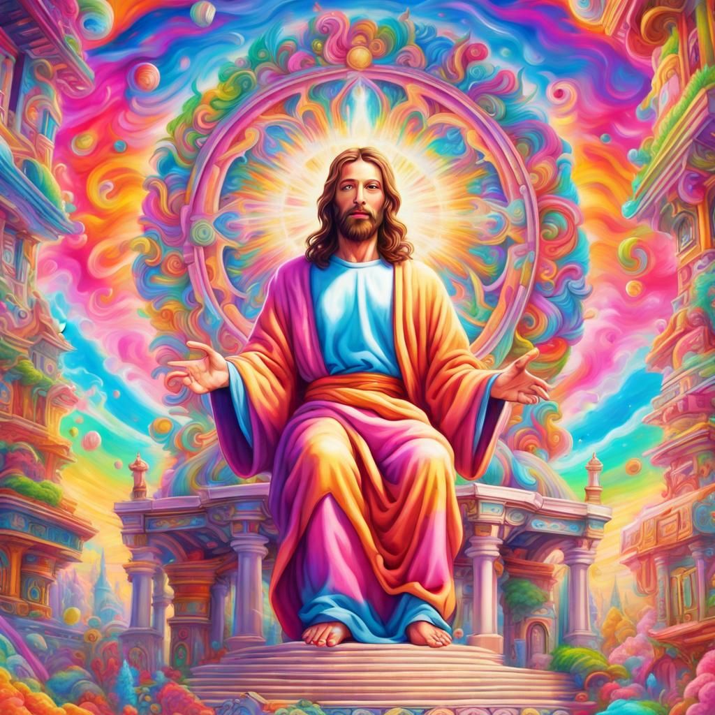 Jesus in color - AI Generated Artwork - NightCafe Creator
