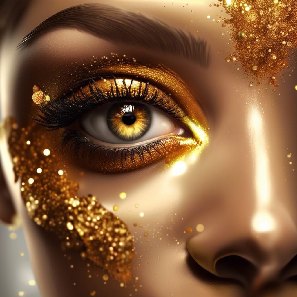 Golden eye - AI Generated Artwork - NightCafe Creator