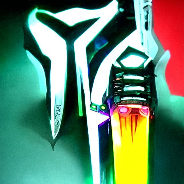 The Transforming Blade - AI Generated Artwork - NightCafe Creator