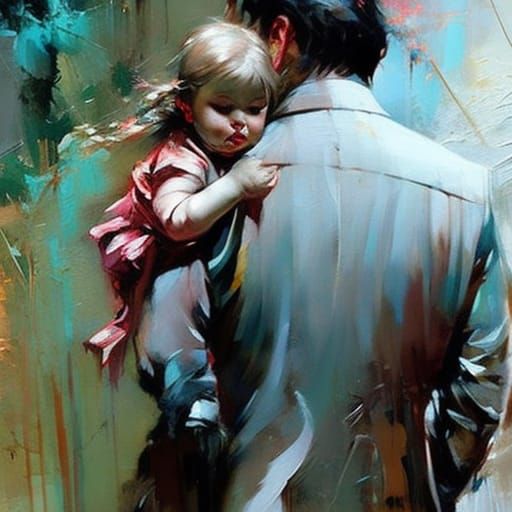 Fatherhood - AI Generated Artwork - NightCafe Creator