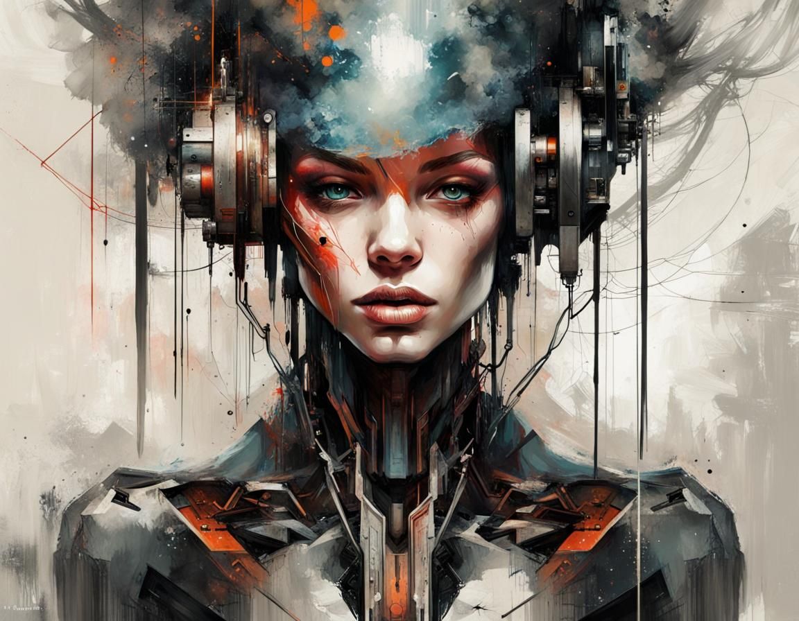 Cyborg Wizard (V) - AI Generated Artwork - NightCafe Creator