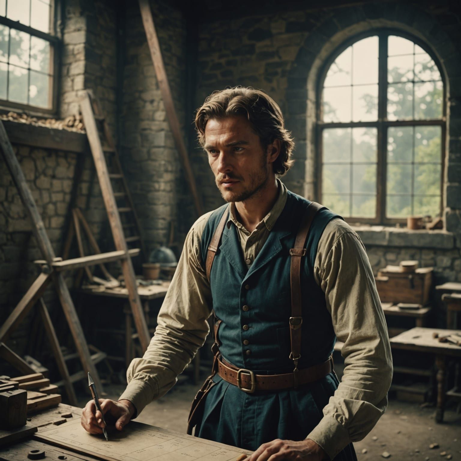 Angles in Geometry Unveiled: A Cinematic Masterpie... - AI Art