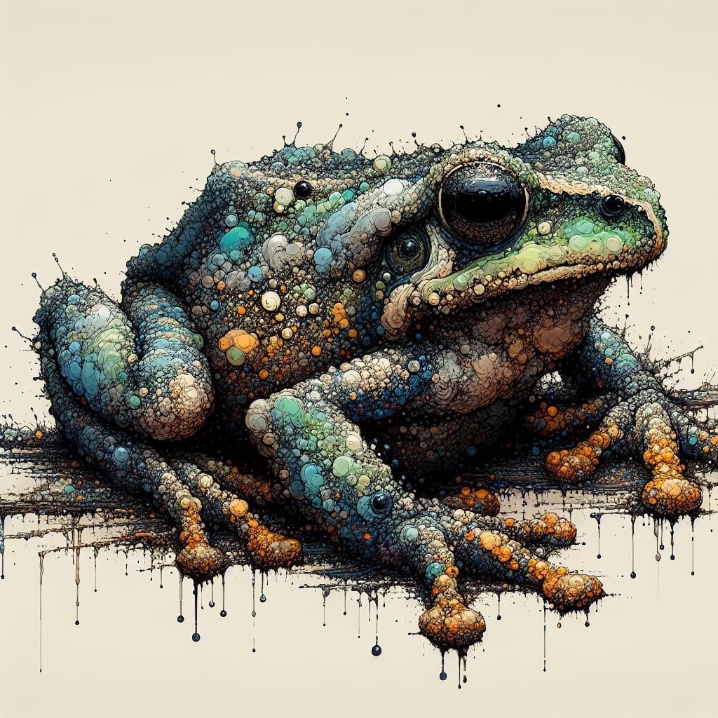Toady Frog - AI Generated Artwork - NightCafe Creator