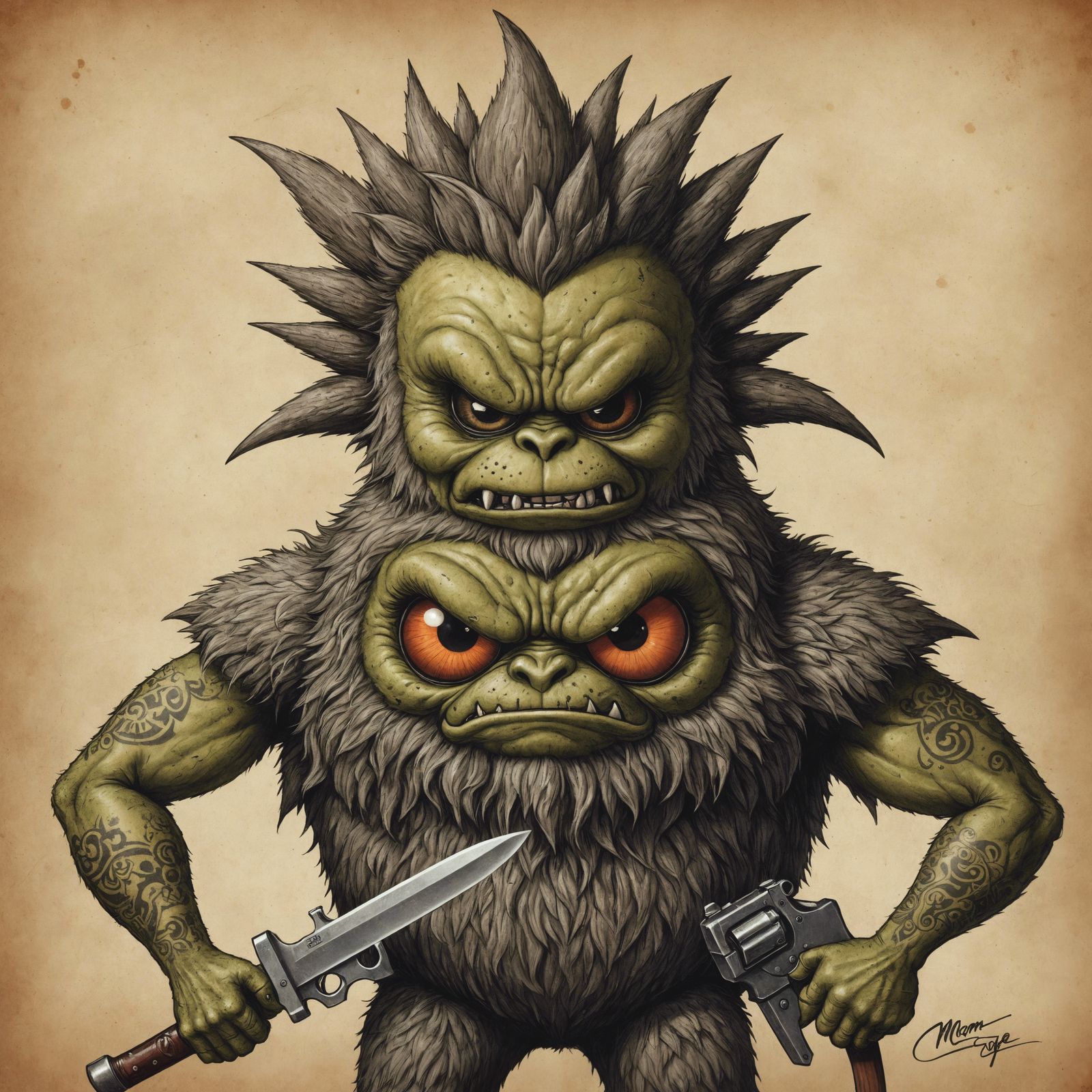 A super adorable anthropomorphic fuzzy creature named "Combat Joe" has ...