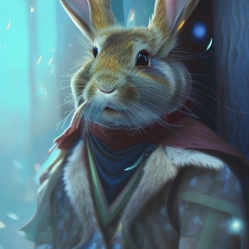 RABBIT MAGICIAN - AI Generated Artwork - NightCafe Creator