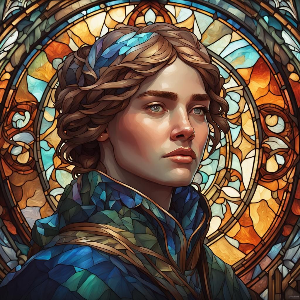 a masterpiece in stained glass - AI Generated Artwork - NightCafe Creator