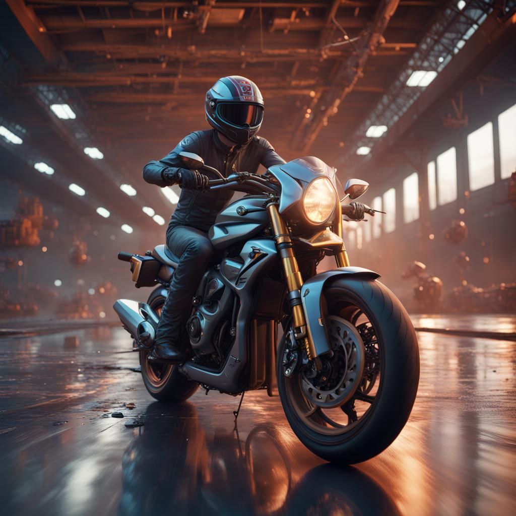 Motorcycle - AI Generated Artwork - NightCafe Creator