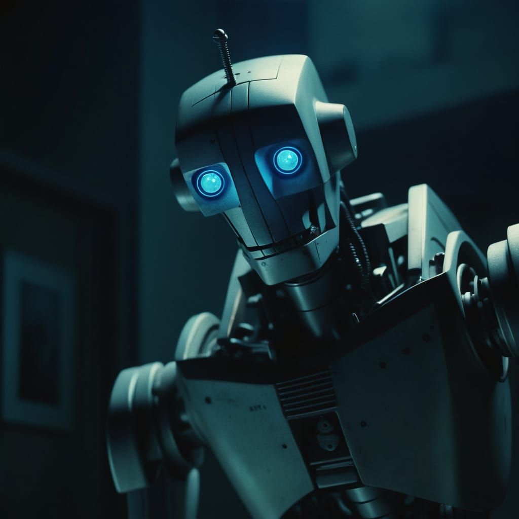 Ethereal Robot in Cubist Minimalism, Inspired by G... - AI Art