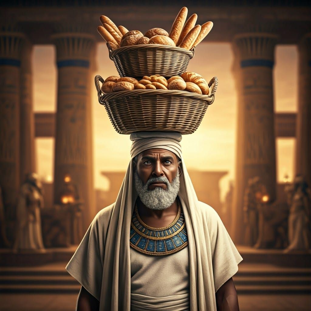 Ancient Egyptian Baker's Dreamy Vision in Cinemati... - AI Art