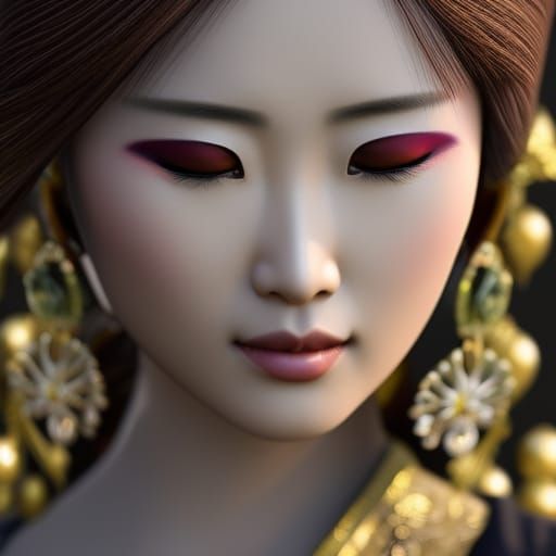 Delicate Lady - AI Generated Artwork - NightCafe Creator