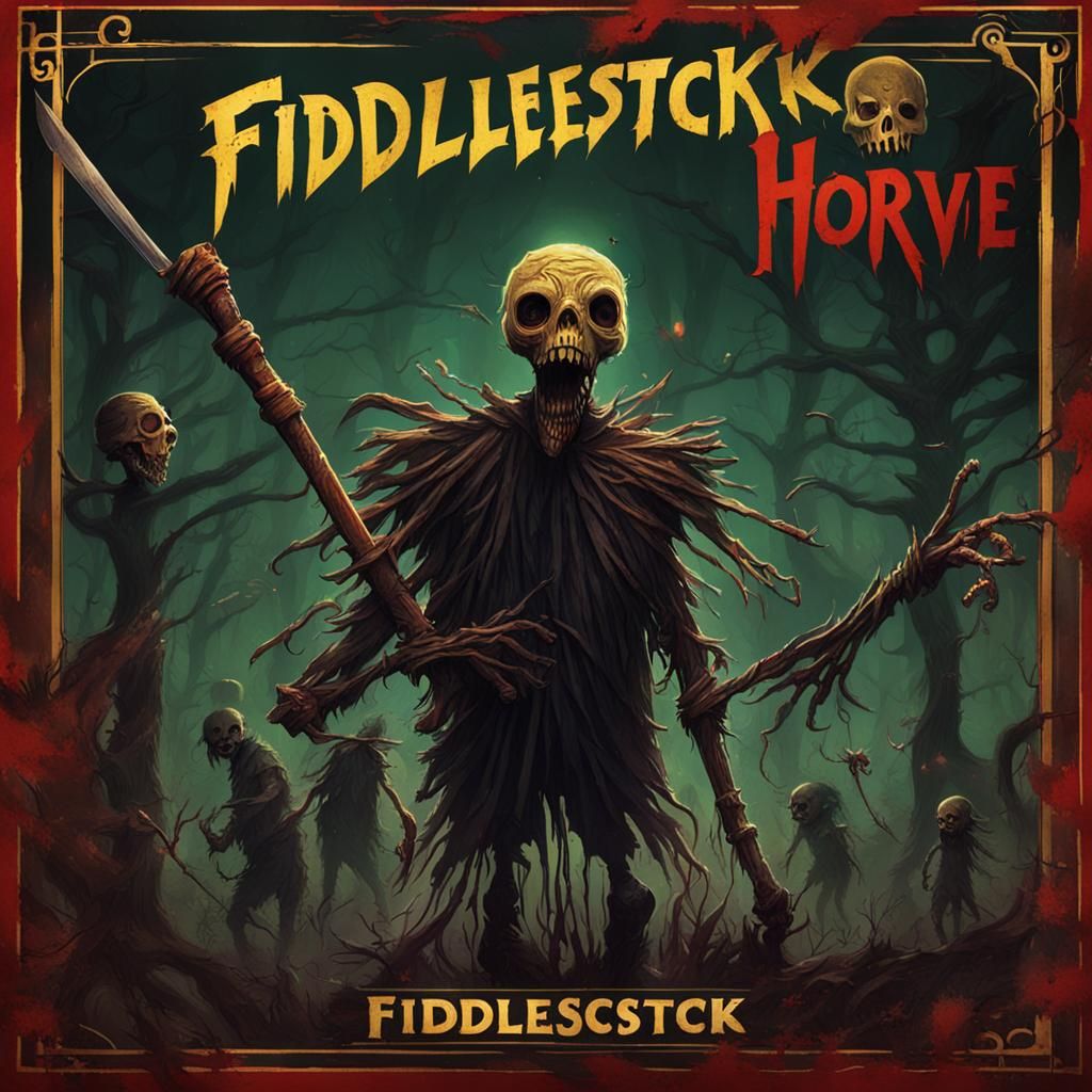 Fiddlesticks retro movie poster - AI Generated Artwork - NightCafe Creator