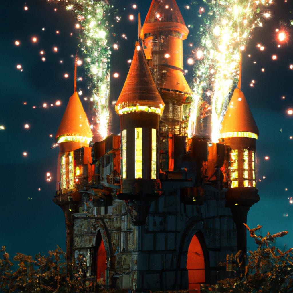 Fireworks - AI Generated Artwork - NightCafe Creator