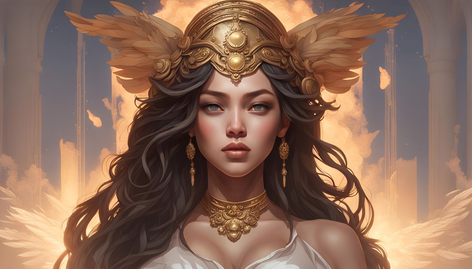 Idianale the Goddess of Good Deeds - AI Generated Artwork - NightCafe Creator