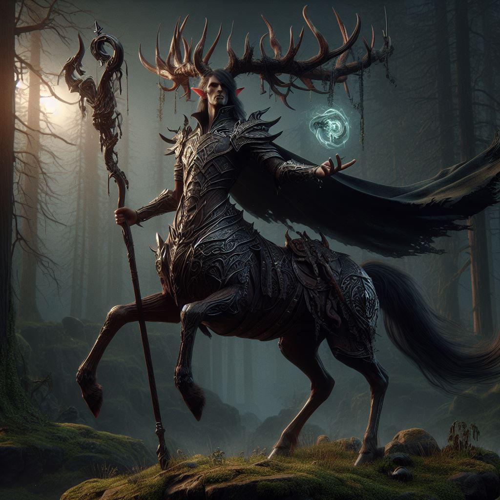Dark Centaur (3) - AI Generated Artwork - NightCafe Creator