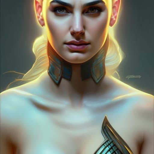 Demonic gal gadot - AI Generated Artwork - NightCafe Creator