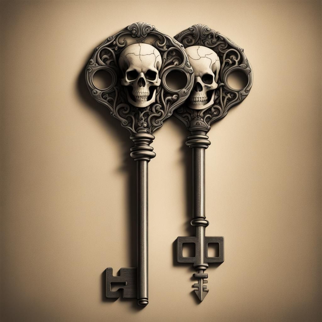 Skeleton Keys - AI Generated Artwork - NightCafe Creator
