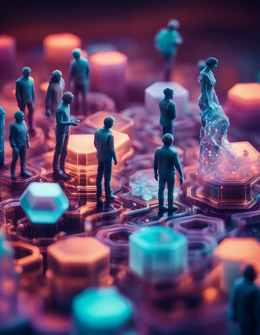 Technical teamwork stock photo - AI Generated Artwork - NightCafe Creator