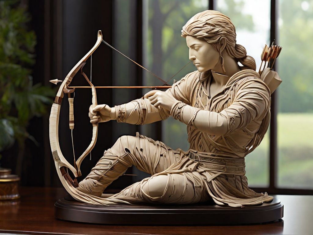 archer statue - AI Generated Artwork - NightCafe Creator