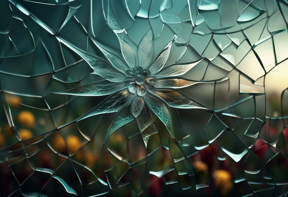Glass Flower 2 - AI Generated Artwork - NightCafe Creator