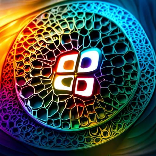 Microsoft logo - AI Generated Artwork - NightCafe Creator