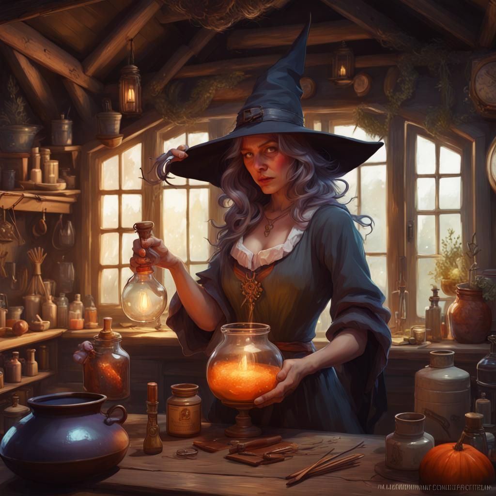 Potion Making - AI Generated Artwork - NightCafe Creator