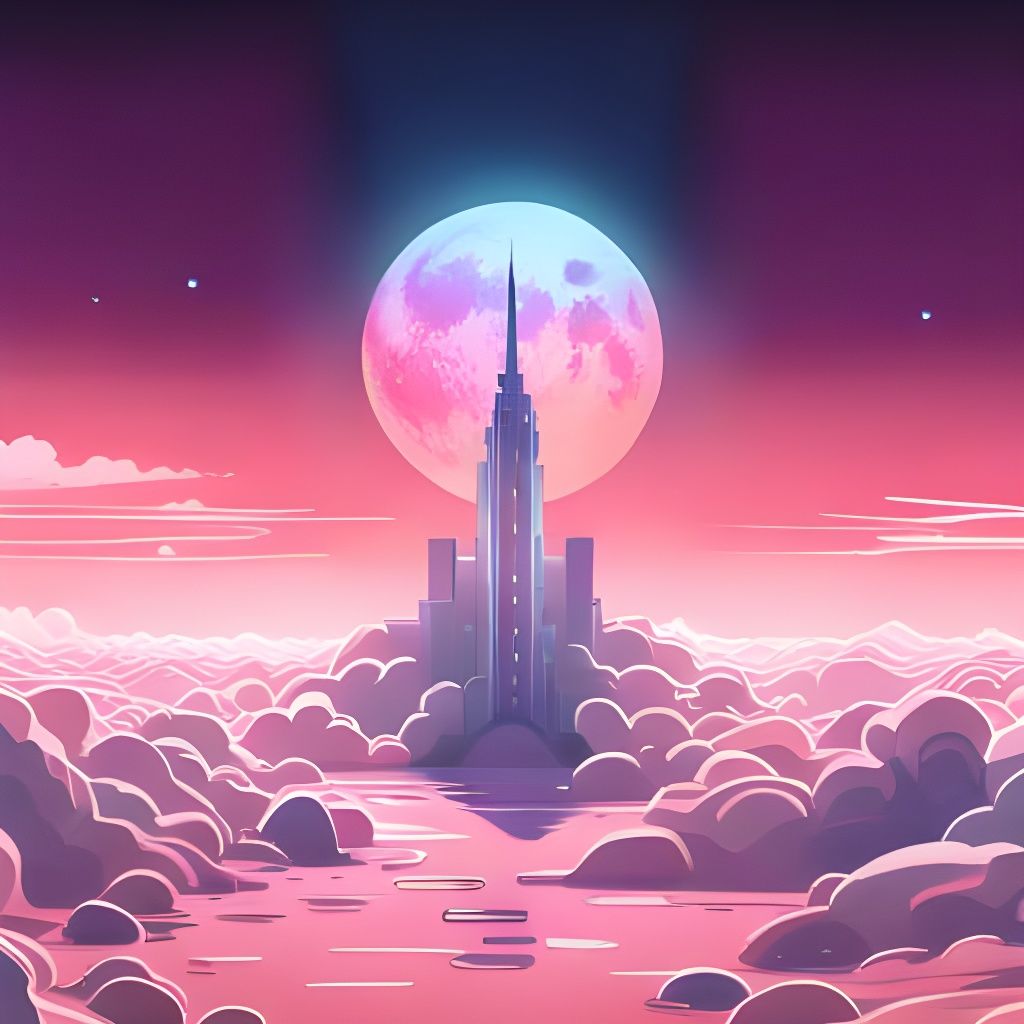 Cloud Citadel - AI Generated Artwork - NightCafe Creator