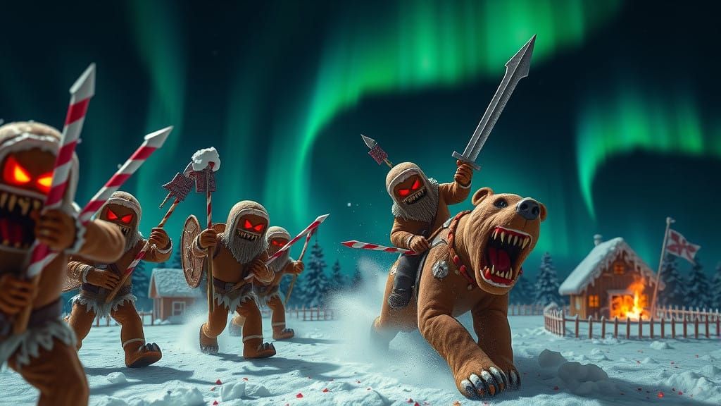 The night the Gingerbread Army invaded