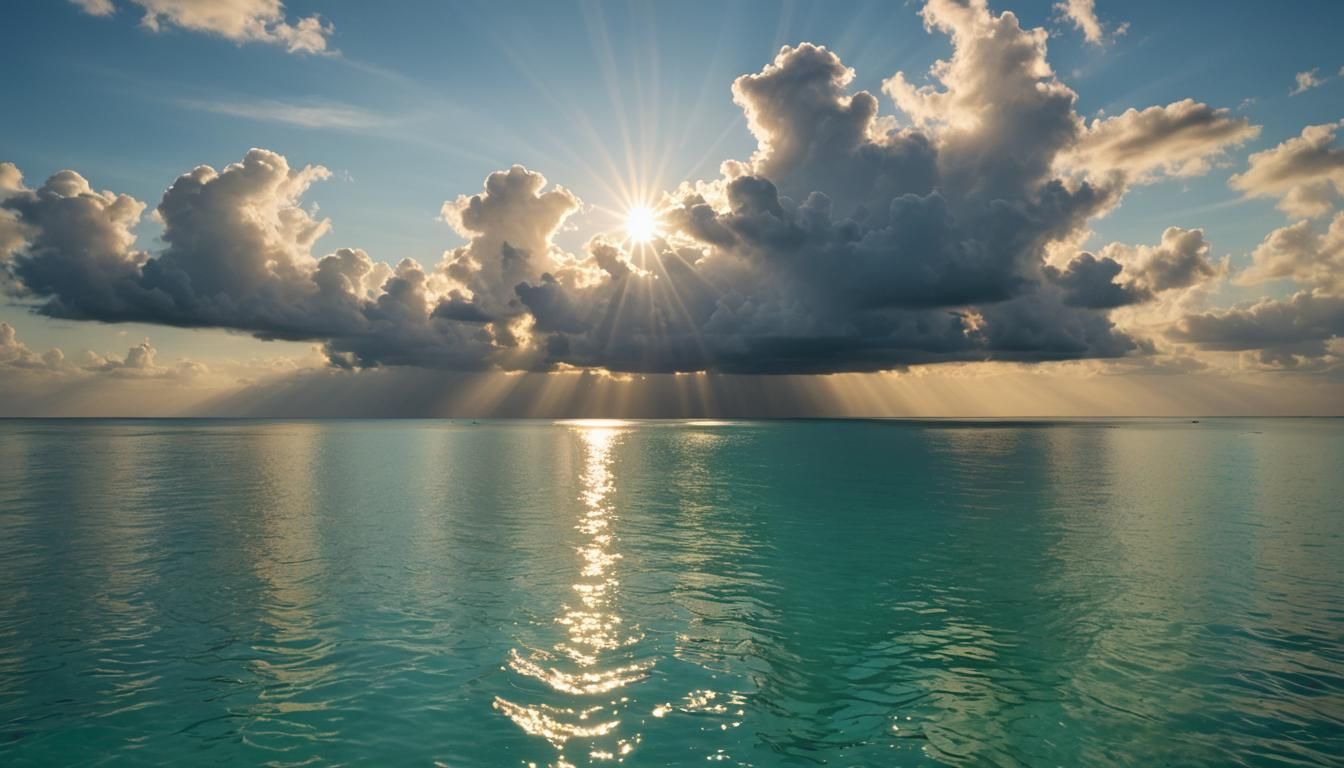 Infinite sea - AI Generated Artwork - NightCafe Creator