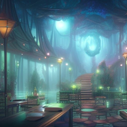 magic cafe - AI Generated Artwork - NightCafe Creator