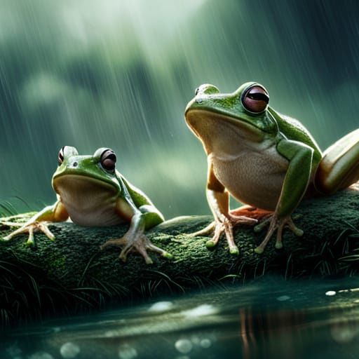 Rise of the Planet of the Frogs, Intelligent Frogs, leaping through the ...