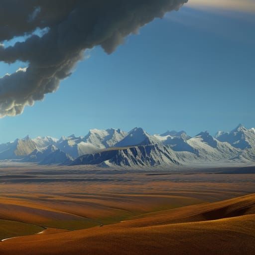 ''The wind Undecided Rolls a cigarette of air'' / 8k resolution concept ...