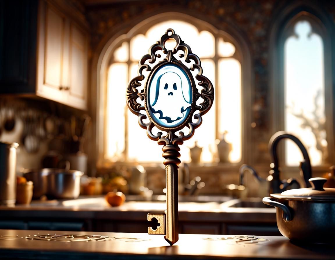 Ghost key - AI Generated Artwork - NightCafe Creator