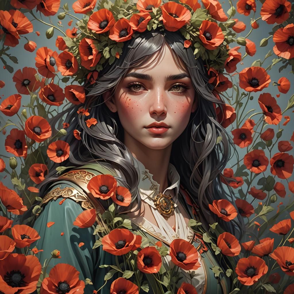Poppy girl - AI Generated Artwork - NightCafe Creator