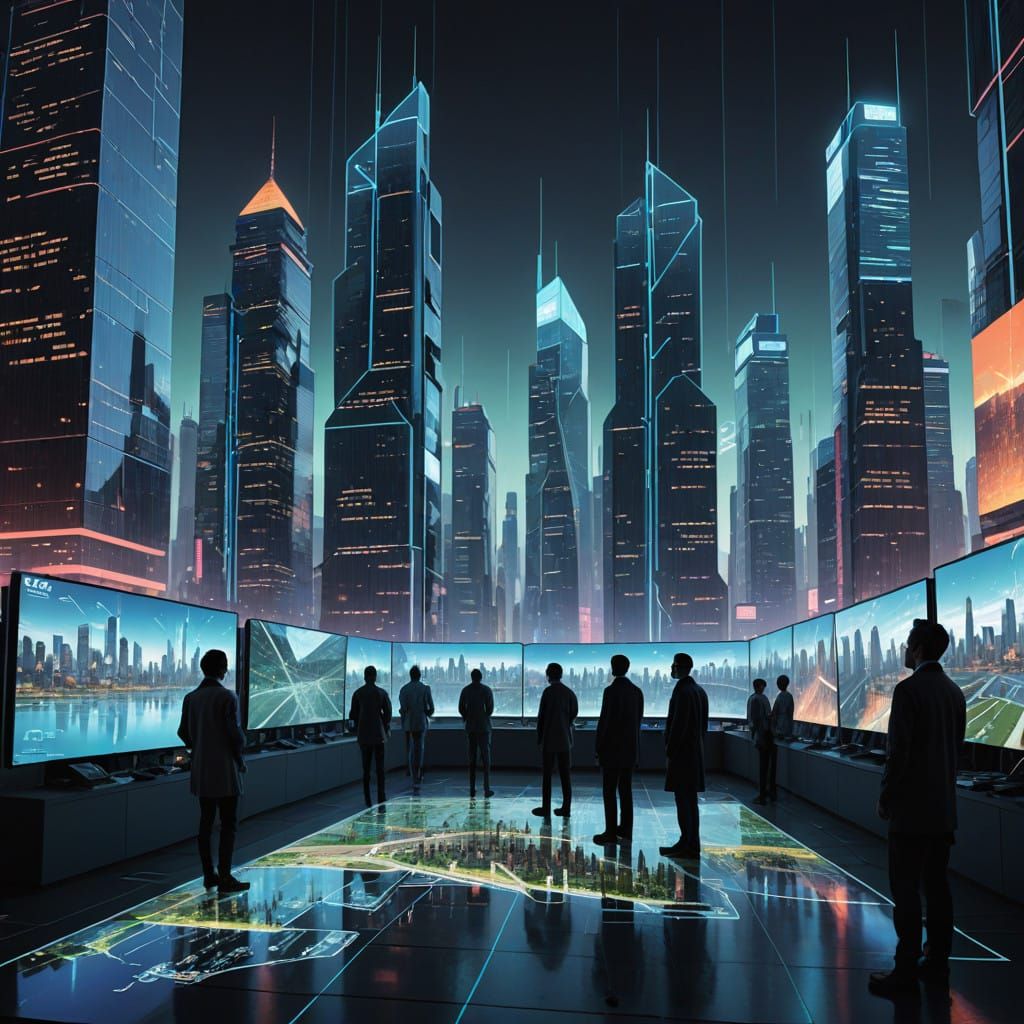 Digital Twin Technology, Creating virtual models of cities that ...