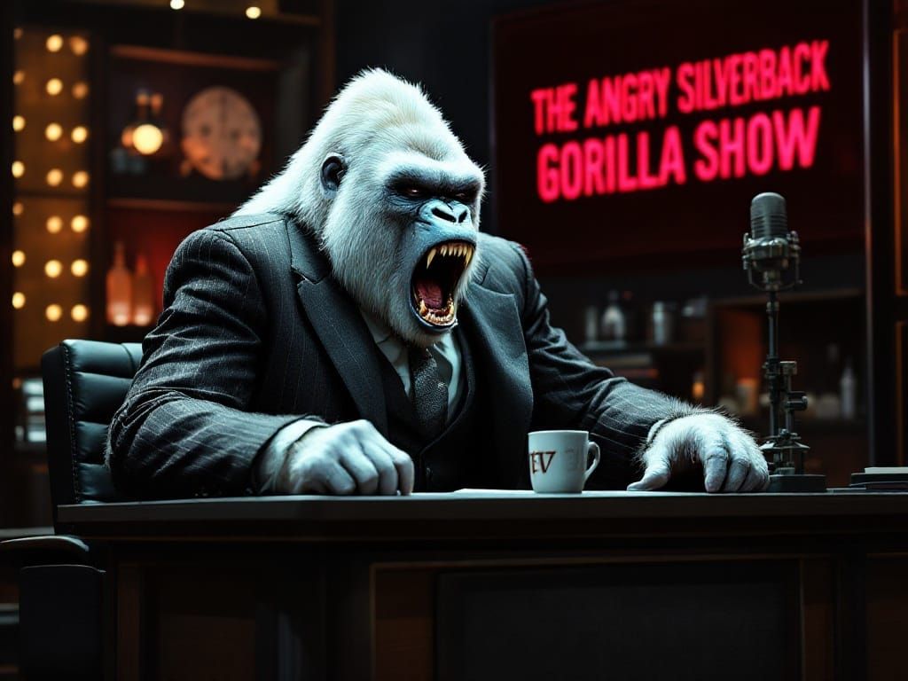 Ladies And Gentlemen, It's THE ANGRY SILVERBACK GORILLA SHOW!