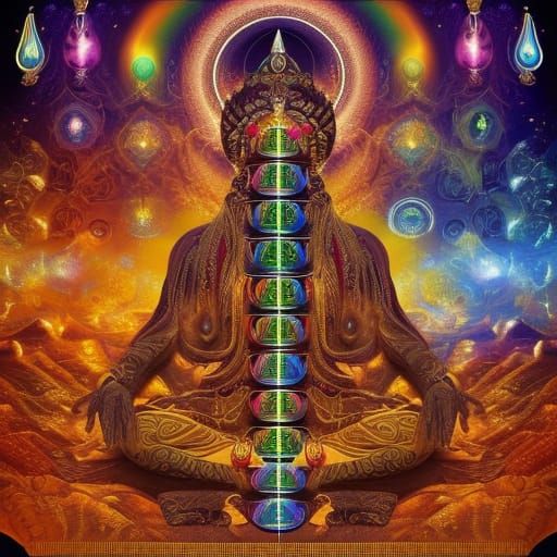 12 chakras - AI Generated Artwork - NightCafe Creator