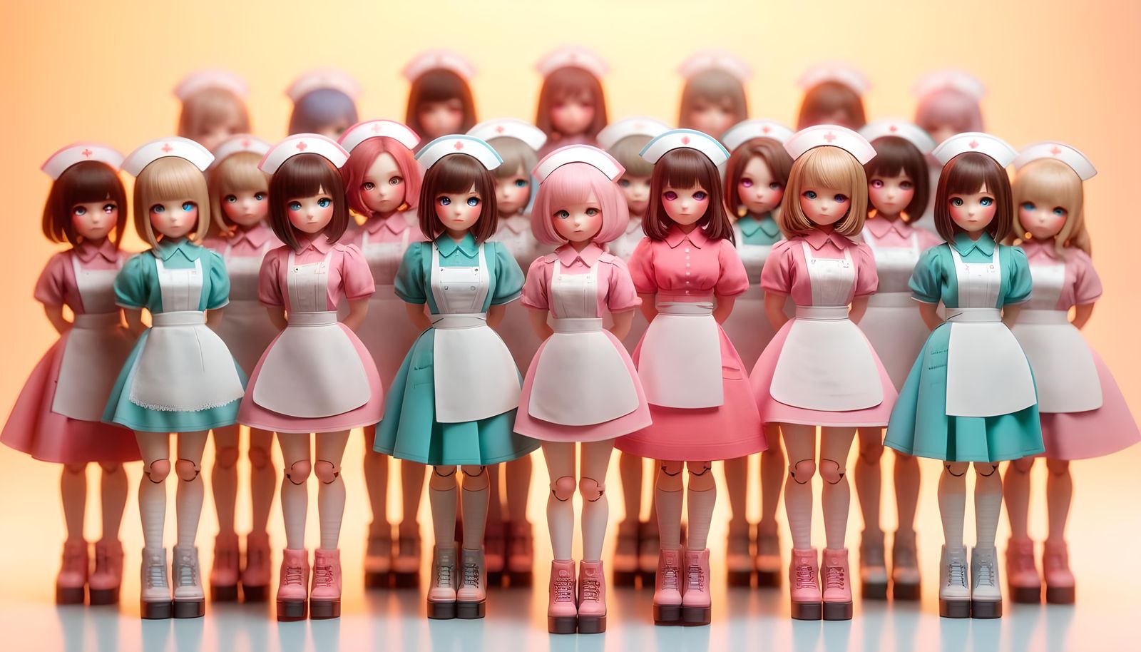 Nano Robot Ninja Nurses - AI Generated Artwork - NightCafe Creator