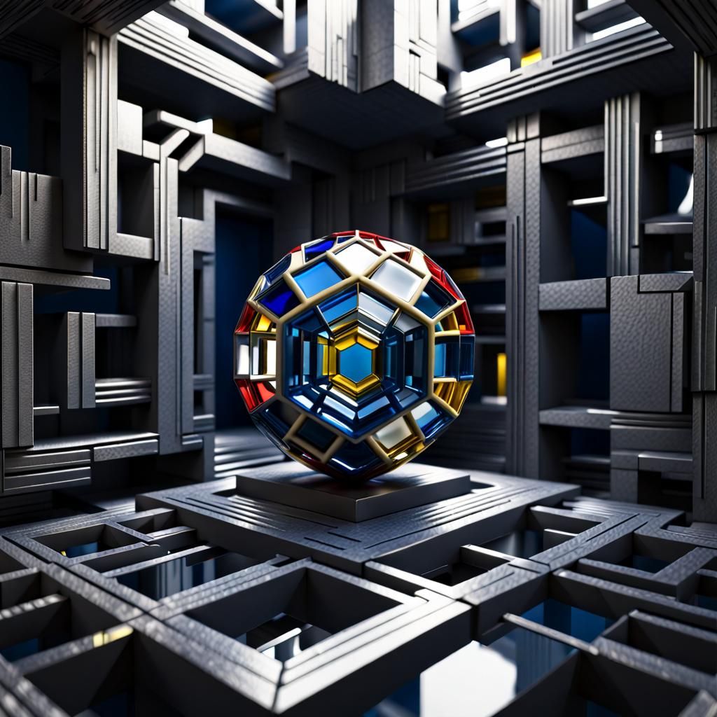 Mysterious object in a mysterious structure - AI Generated Artwork ...