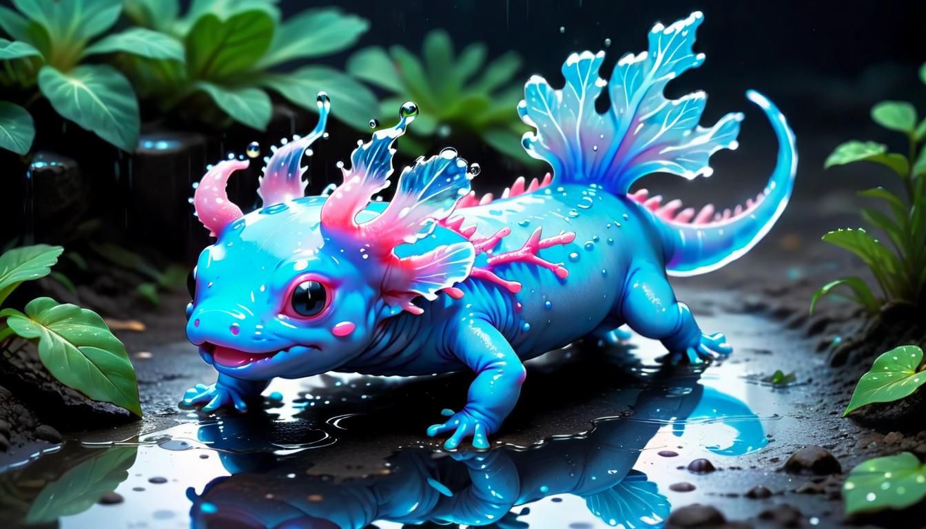 Cute Water Elemental - AI Generated Artwork - NightCafe Creator