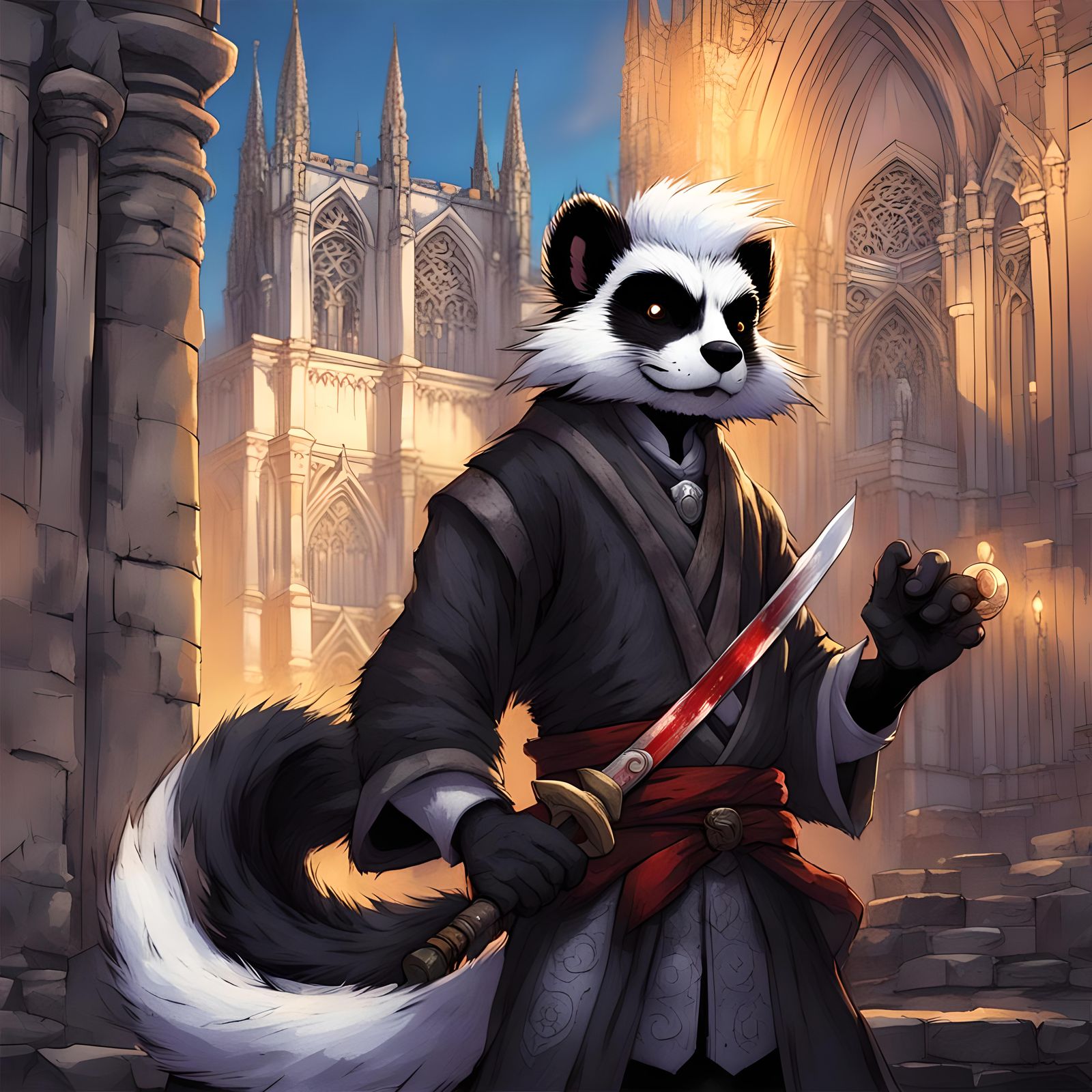 Temple assassin - AI Generated Artwork - NightCafe Creator