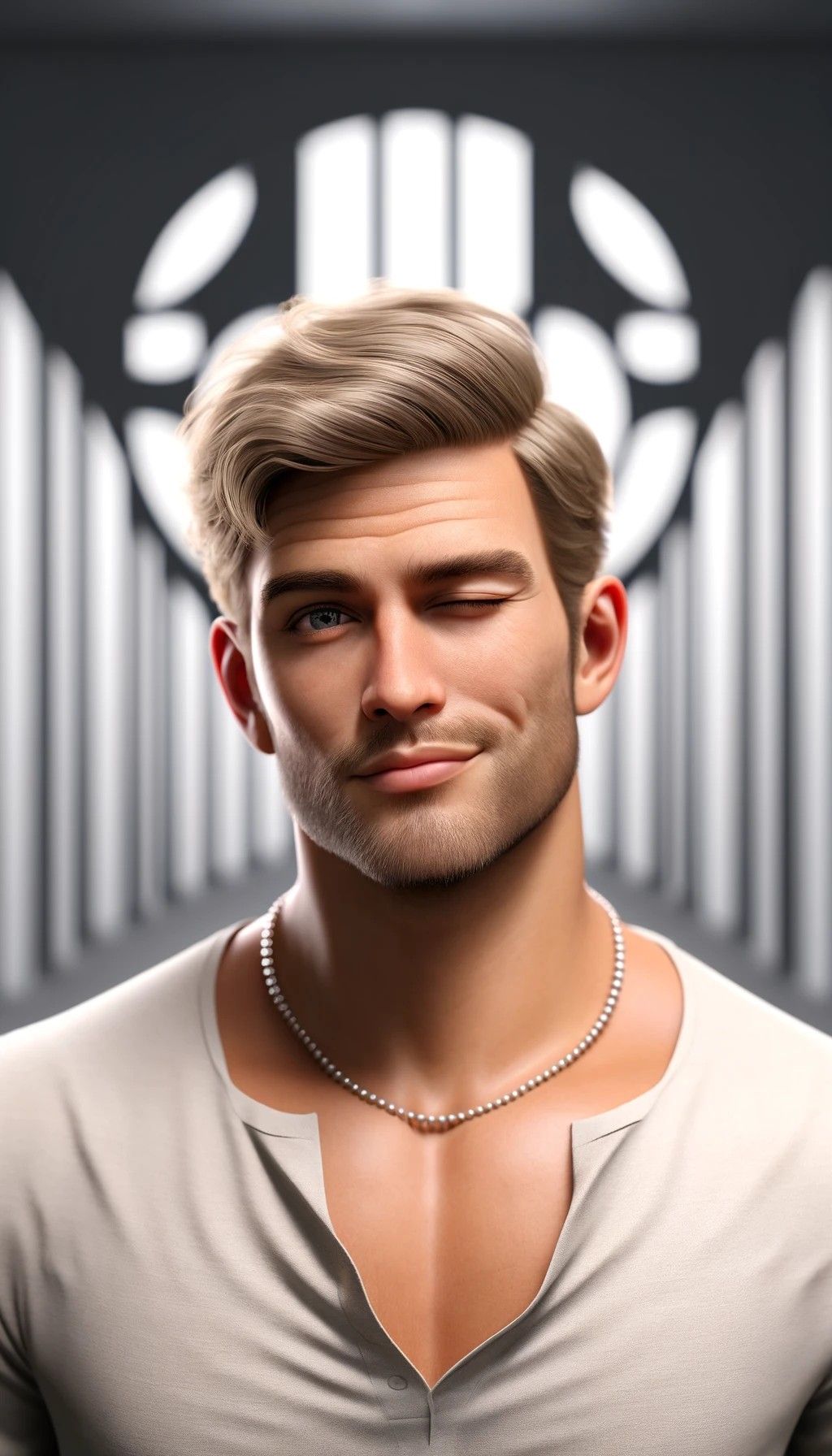 Studiophoto of a handsome man - AI Generated Artwork - NightCafe Creator