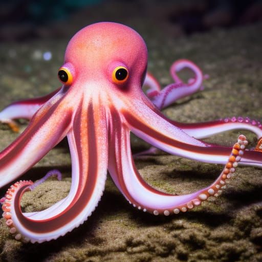 Pink Octopus - AI Generated Artwork - NightCafe Creator