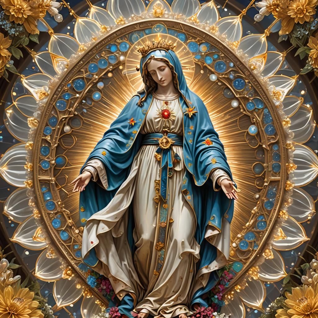 Mary - Purity of Mind and Heart - AI Generated Artwork - NightCafe Creator