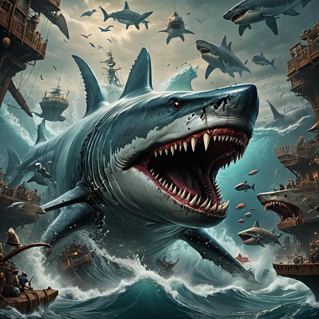 The Meg - AI Generated Artwork - NightCafe Creator