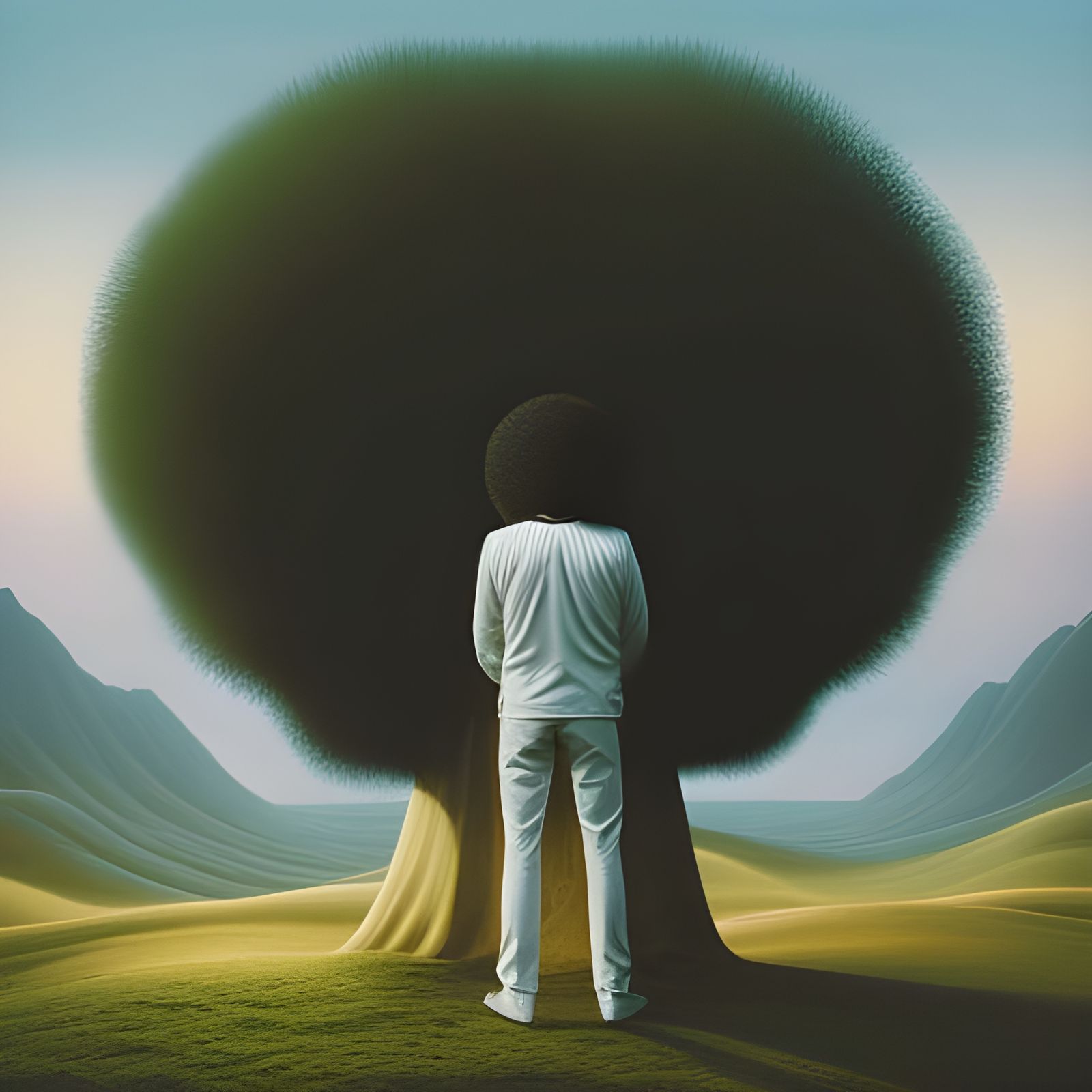 Dave Arnold gets some relief - AI Generated Artwork - NightCafe Creator